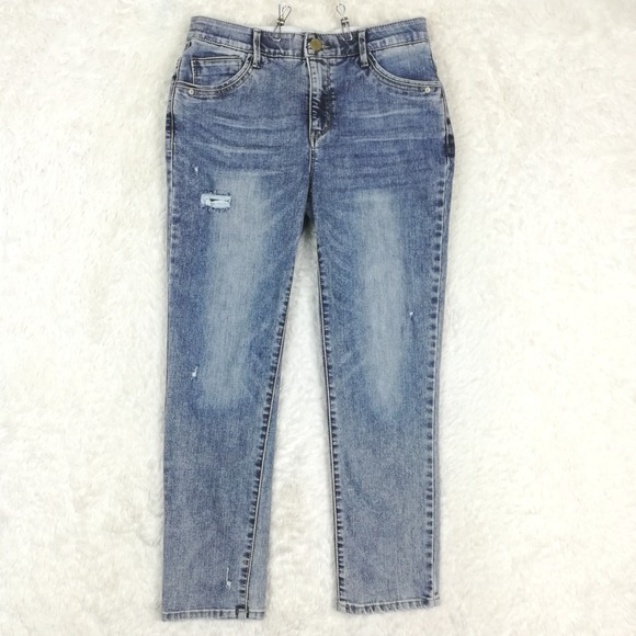 Democracy | Jeans | Democracy Womens Jeans Absolution Slim Leg Blue ...